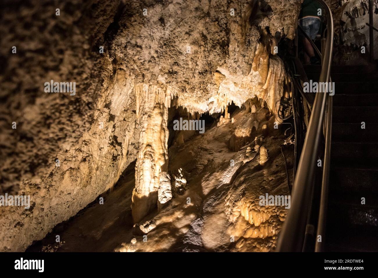 The magical Svoboda Cave in Slovakia Stock Photo - Alamy