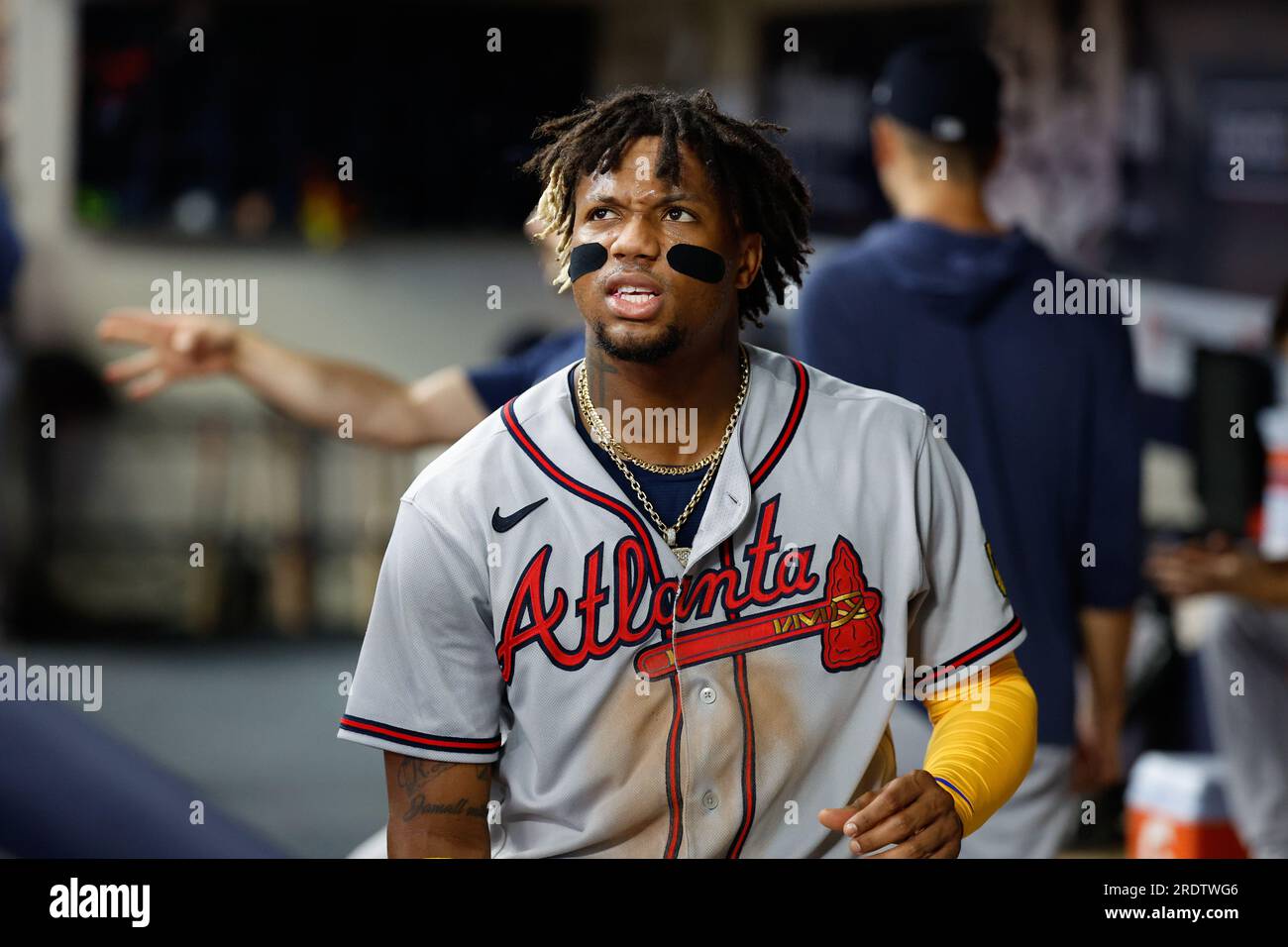 July 22, 2023: Atlanta Braves right fielder Ronald Acuna Jr. (13 ...