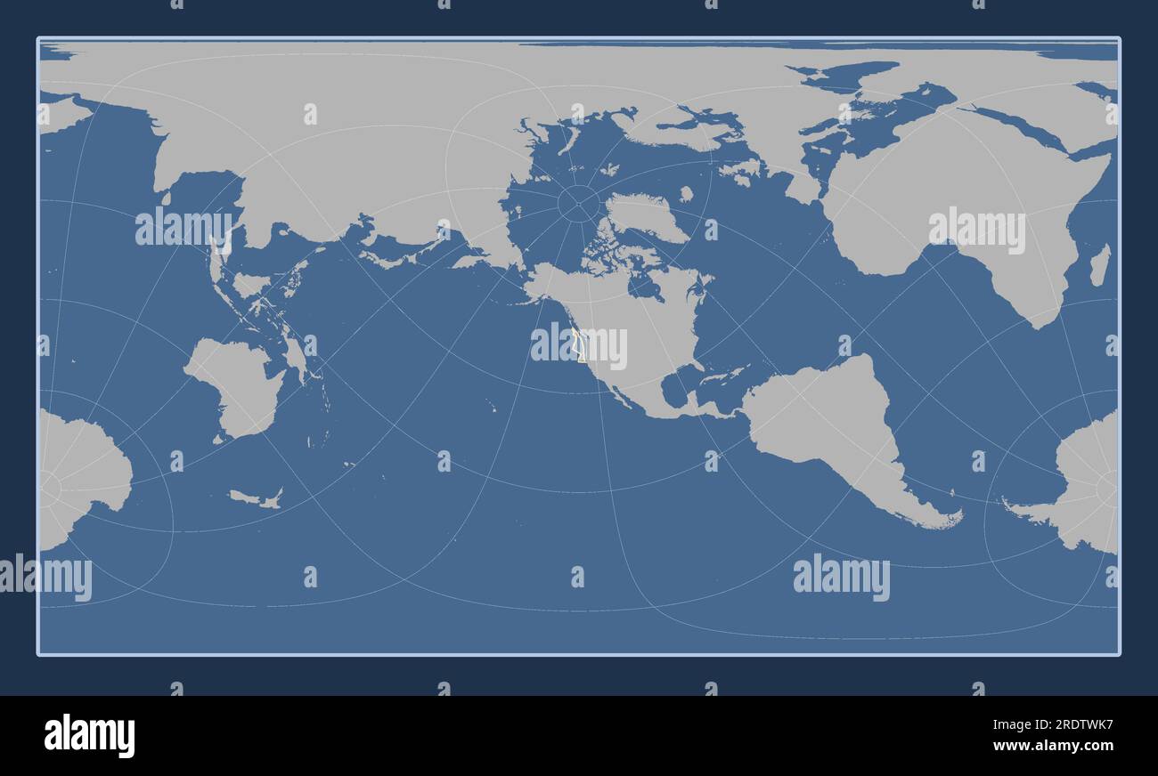 Juan de Fuca tectonic plate on the solid contour map in the Patterson ...