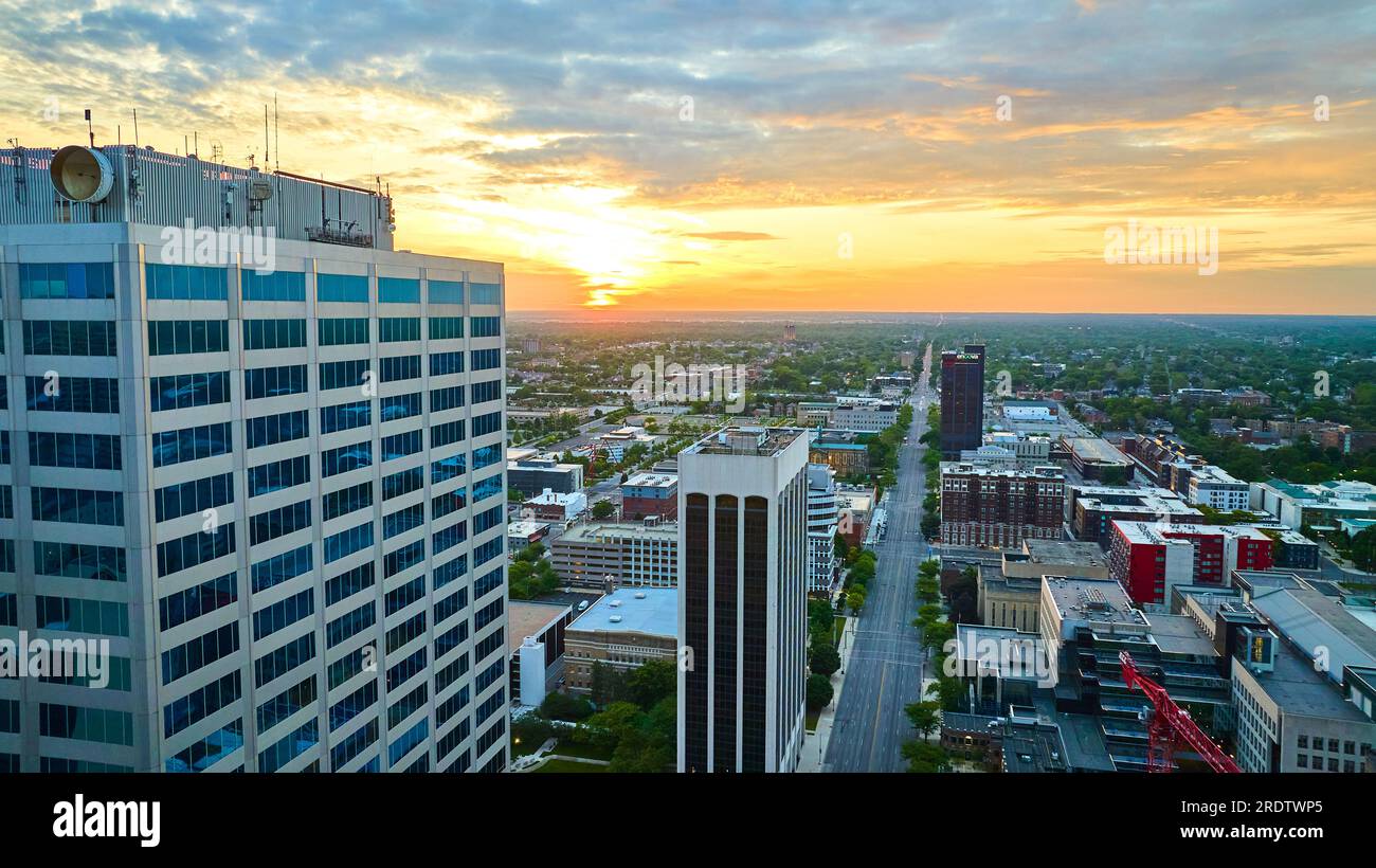 Aerial downtown columbus ohio hi-res stock photography and images - Alamy