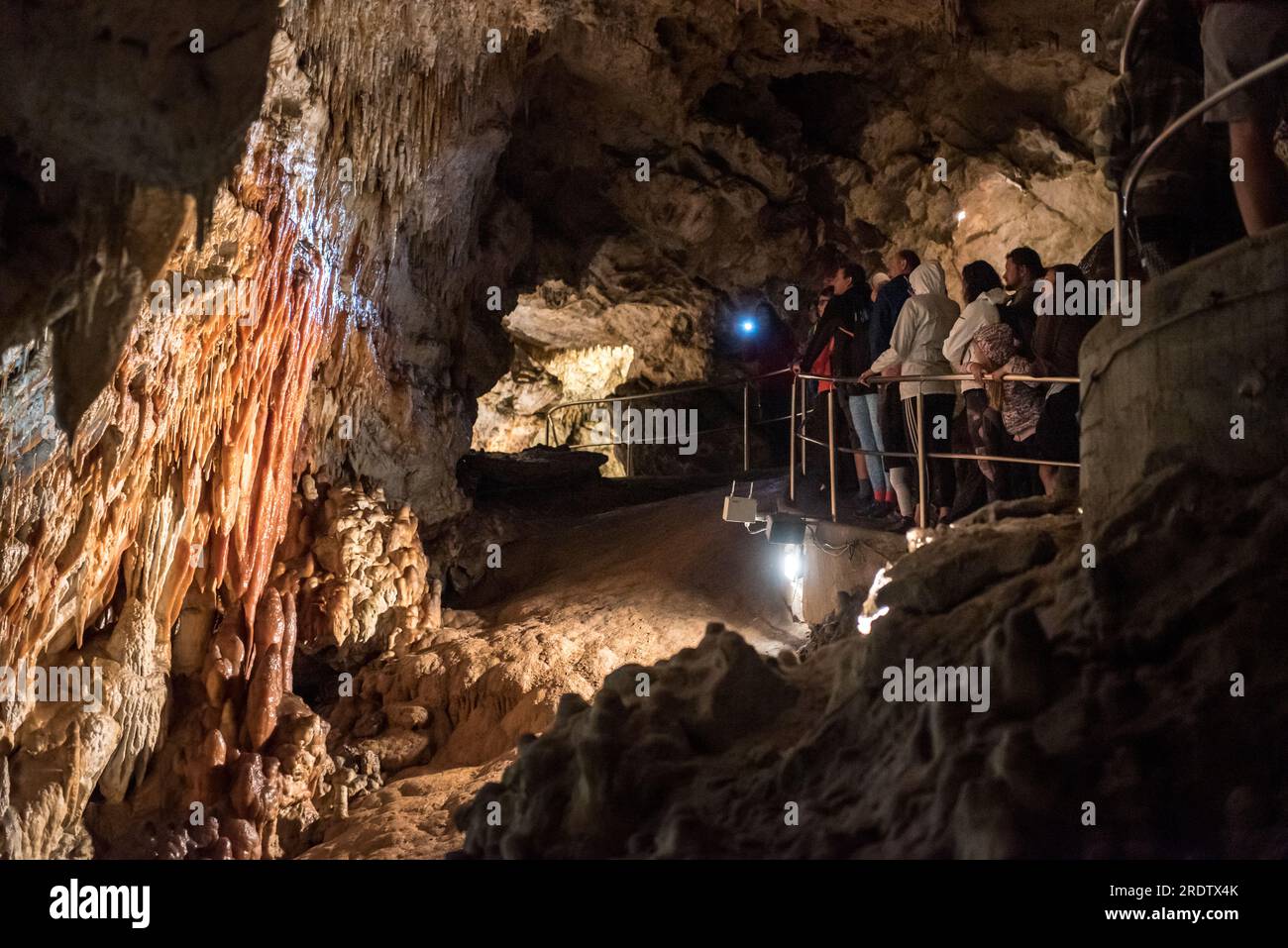 The magical Svoboda Cave in Slovakia Stock Photo - Alamy