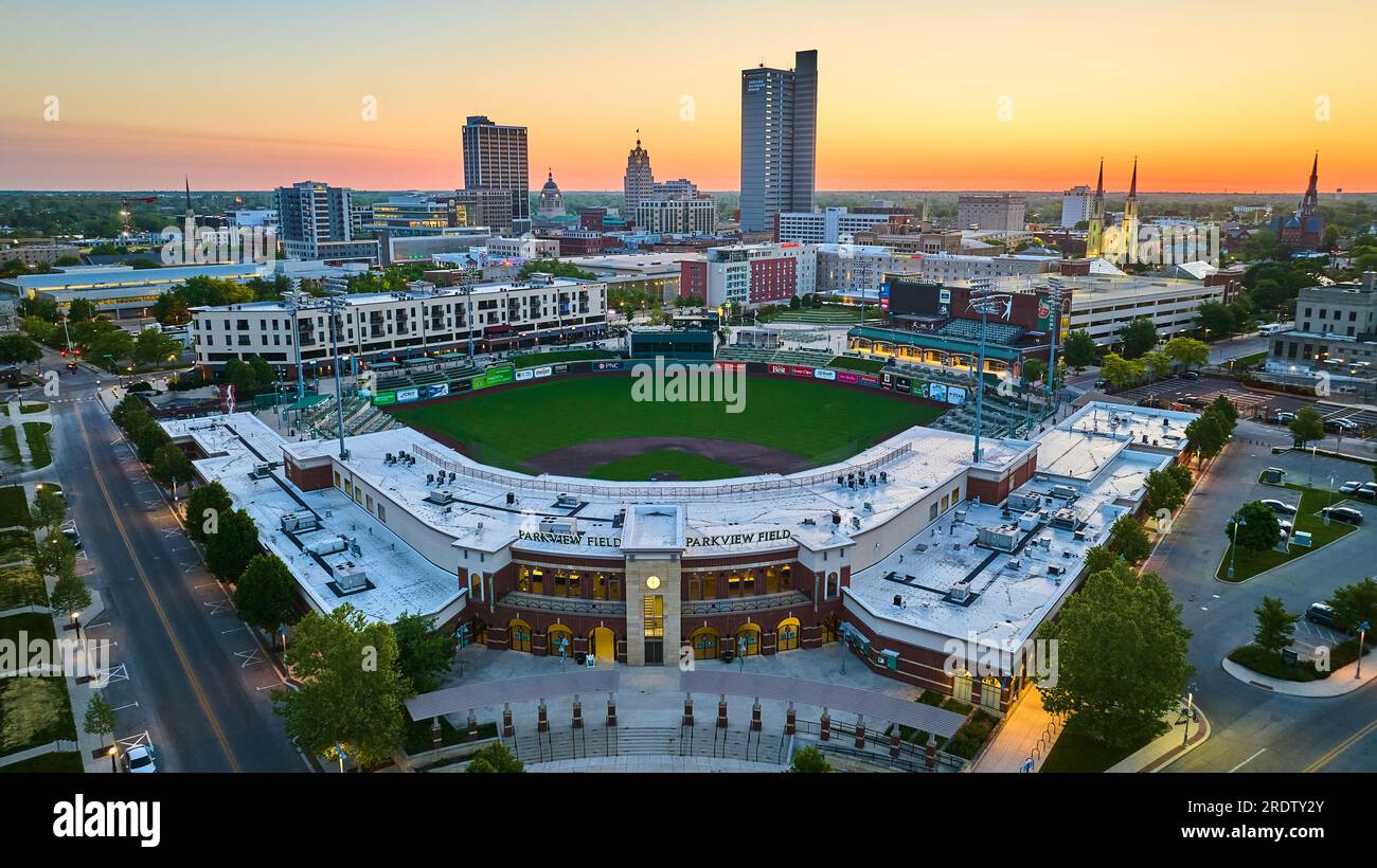 Indiana field aerial hi-res stock photography and images - Alamy