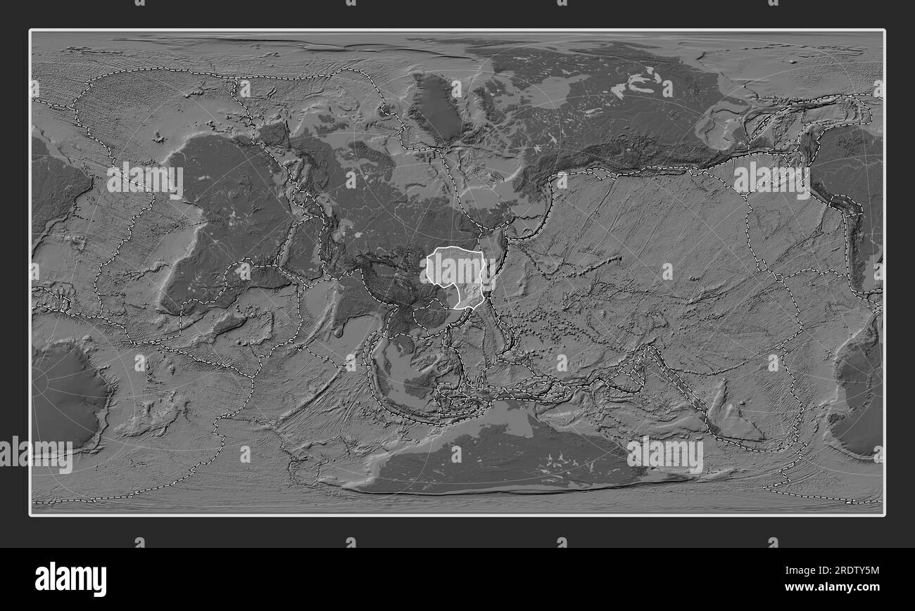 Amur tectonic plate Black and White Stock Photos & Images - Alamy