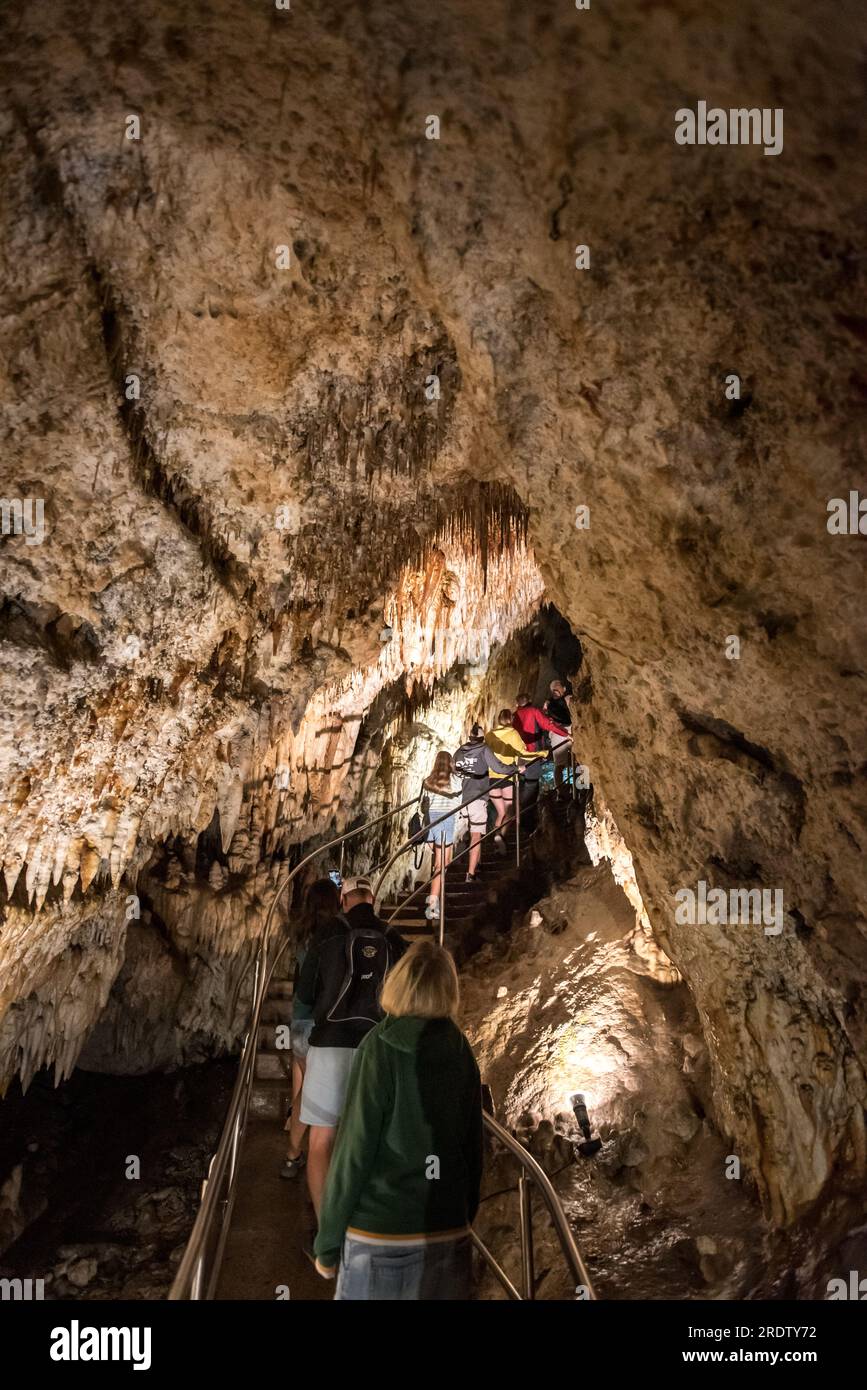 The magical Svoboda Cave in Slovakia Stock Photo - Alamy