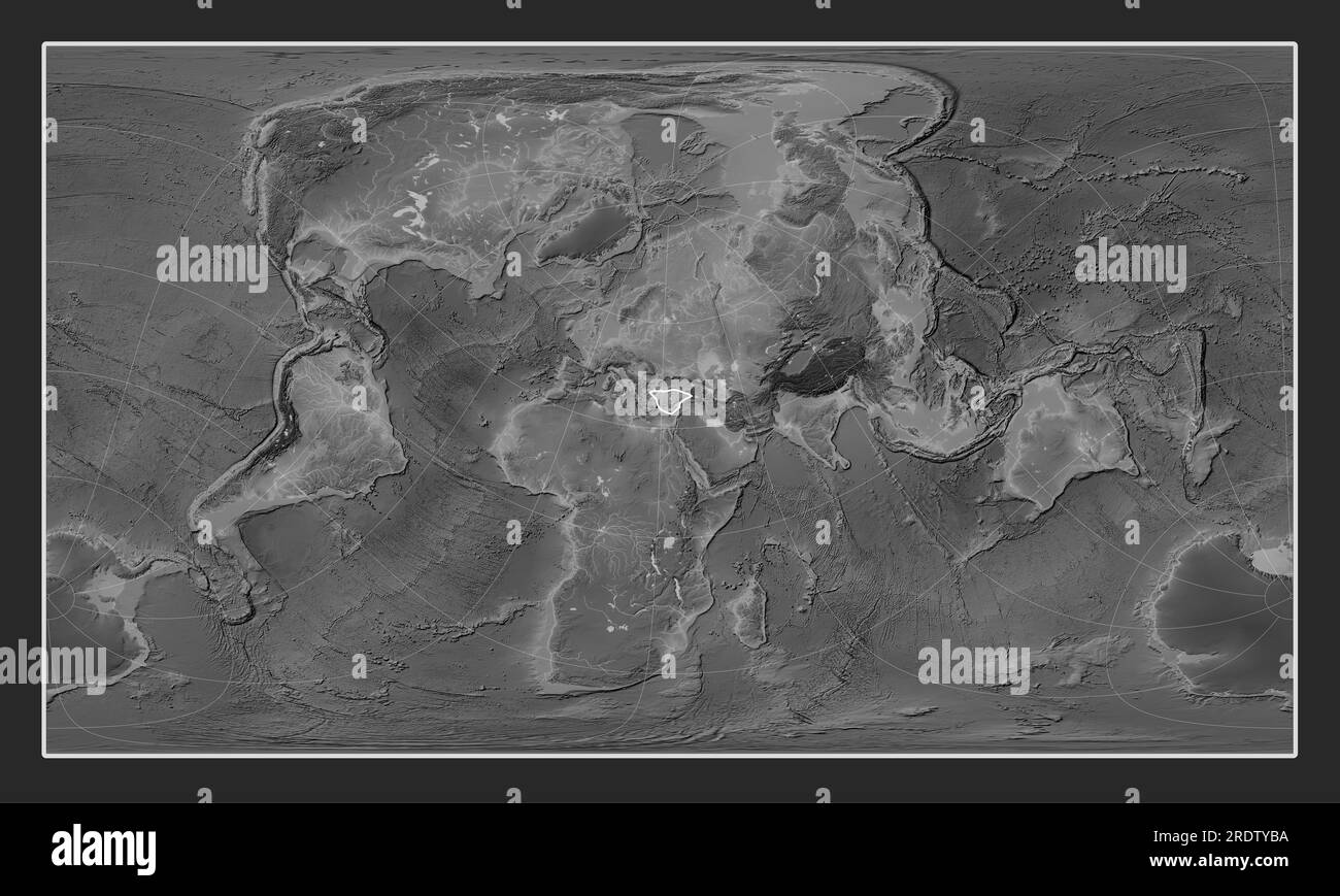 World contour patterson cylindrical Black and White Stock Photos ...