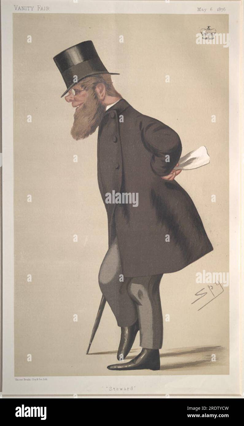 Steward 6 May 1876 by Leslie Ward Stock Photo - Alamy