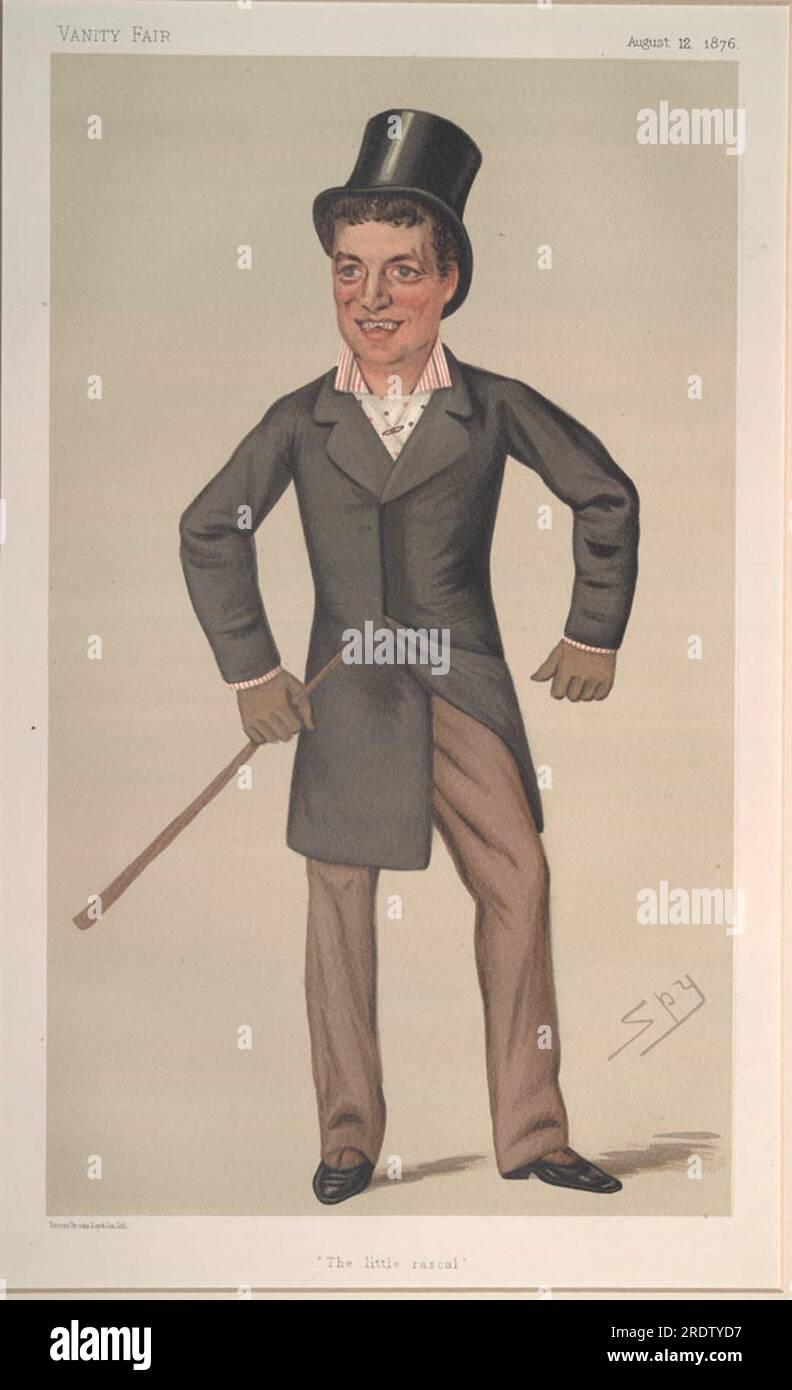 The little rascal 12 August 1876 by Leslie Ward Stock Photo - Alamy