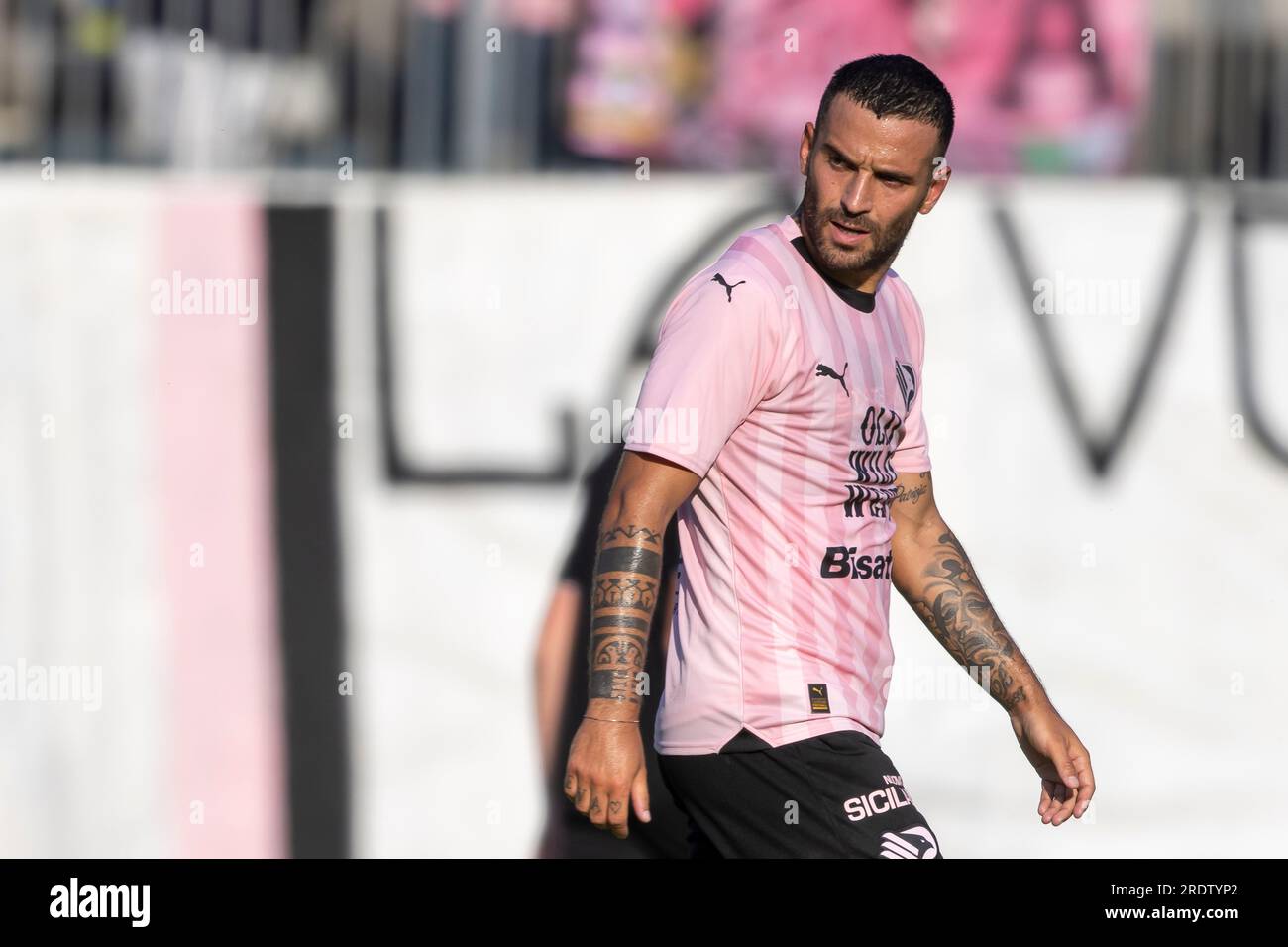 Roberto Insigne (Palermo) during the Italian "Serie A" match between ...