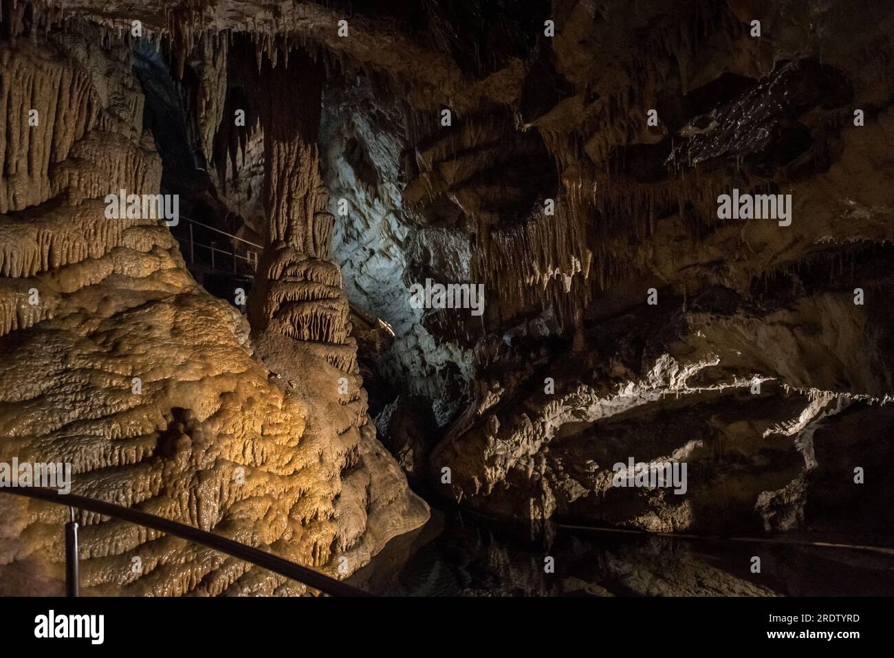 The magical Svoboda Cave in Slovakia Stock Photo - Alamy