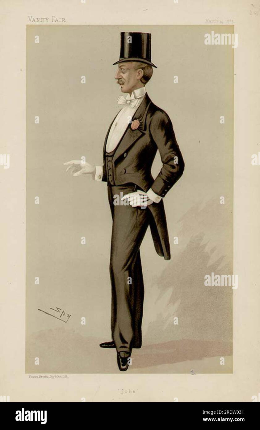 John March 1885 by Leslie Ward Stock Photo - Alamy