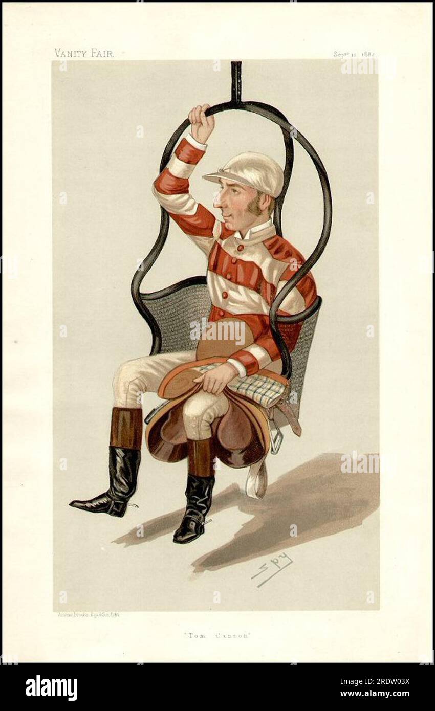 Tom Cannon 12 September 1885 by Leslie Ward Stock Photo - Alamy