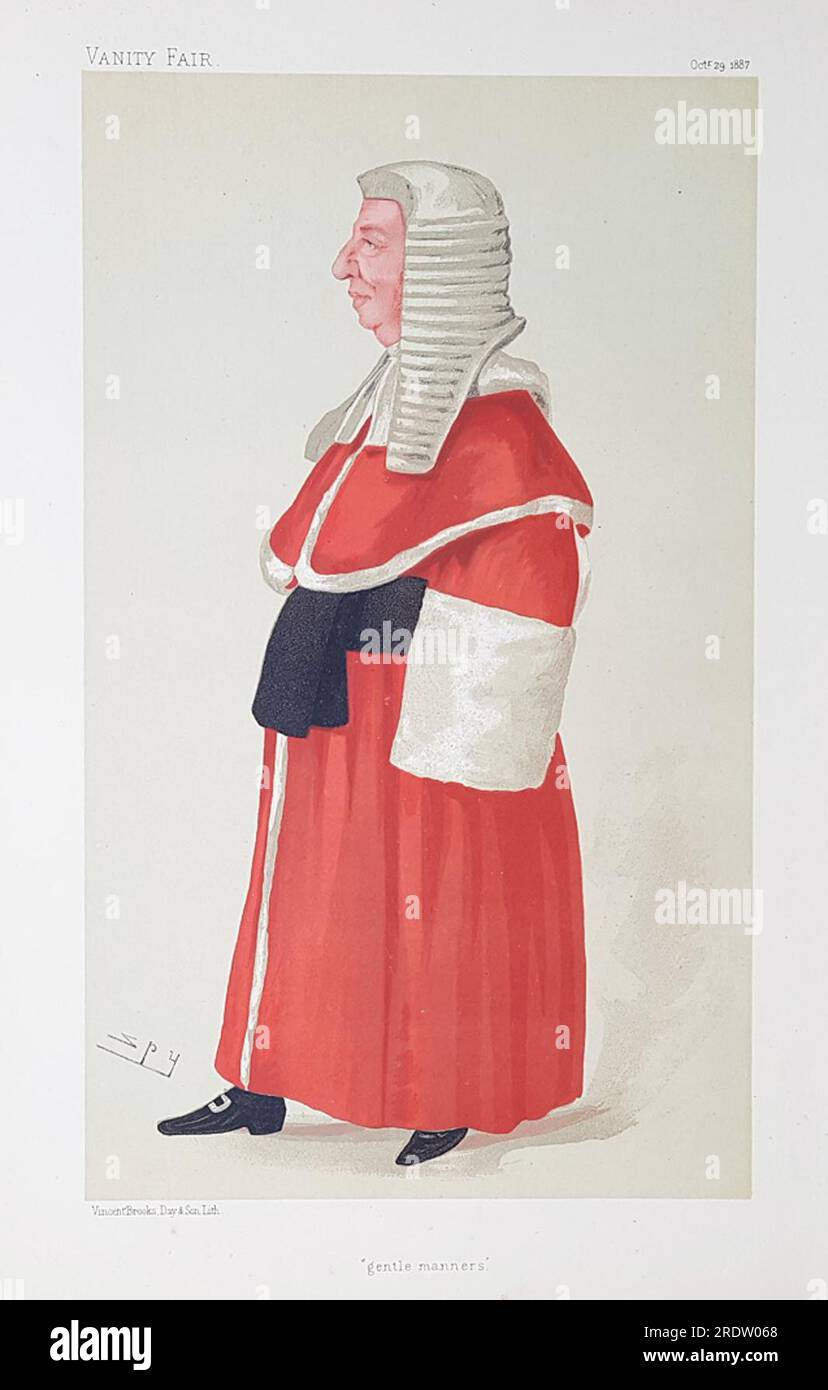gentle manners 1887 by Leslie Ward Stock Photo - Alamy