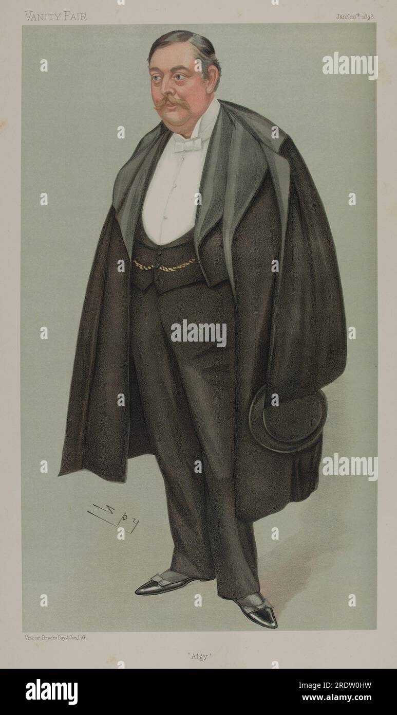 Algy circa. 1897 (published 20 January 1898) by Leslie Ward Stock Photo ...