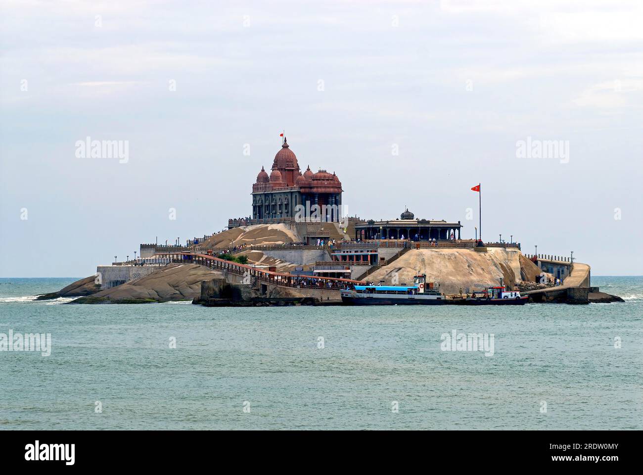 Vivekananda Rock Memorial located on Rocky Islands in Kanyakumari ...