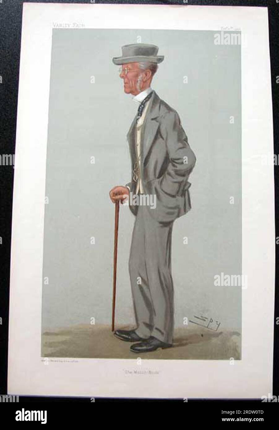 The Match-Book 17 October 1901 by Leslie Ward Stock Photo - Alamy