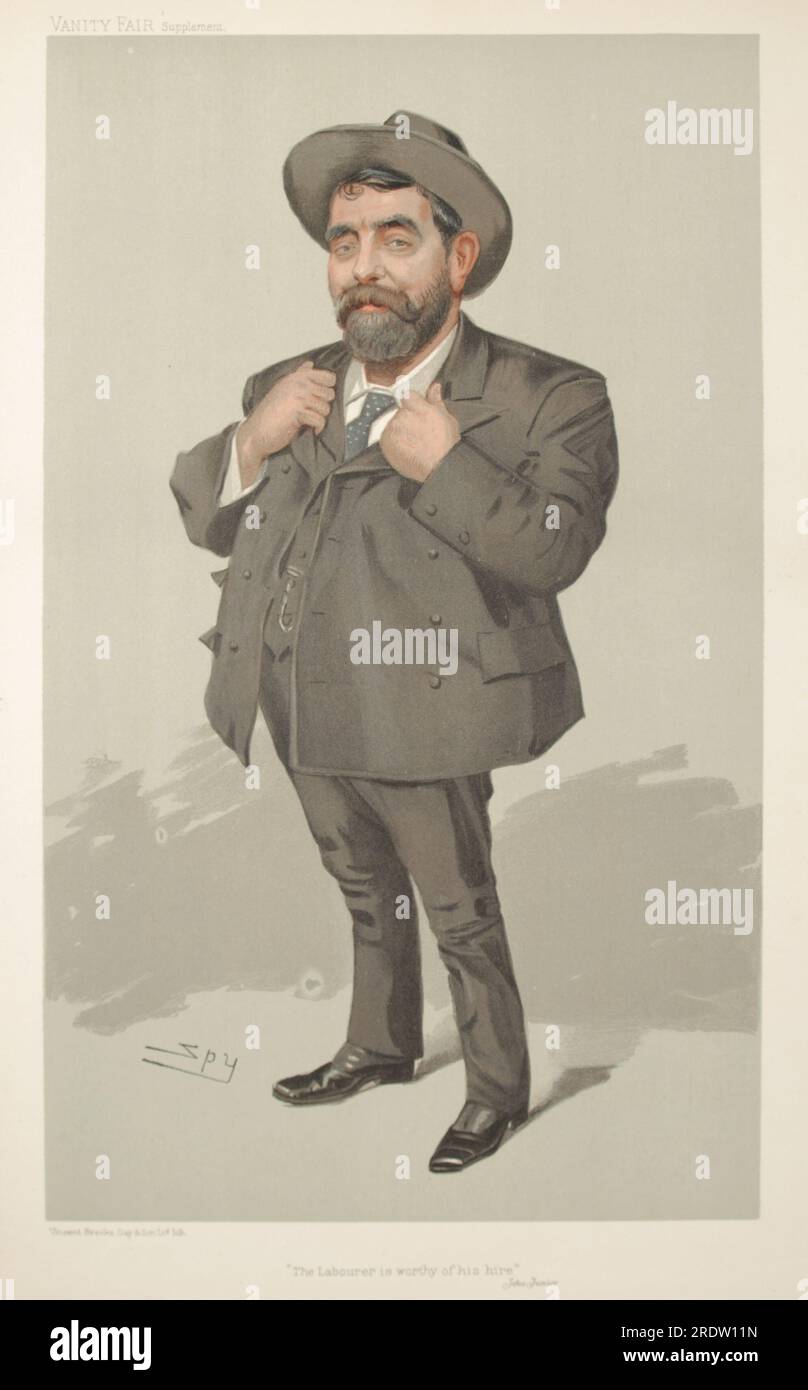 The Labourer is worthy of his hire circa. 1904-1905 by Leslie Ward ...