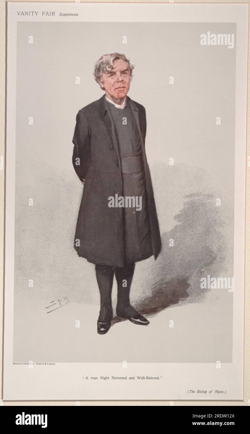 A man Right Reverend and Well-Beloved 8 March 1906 by Leslie Ward Stock ...