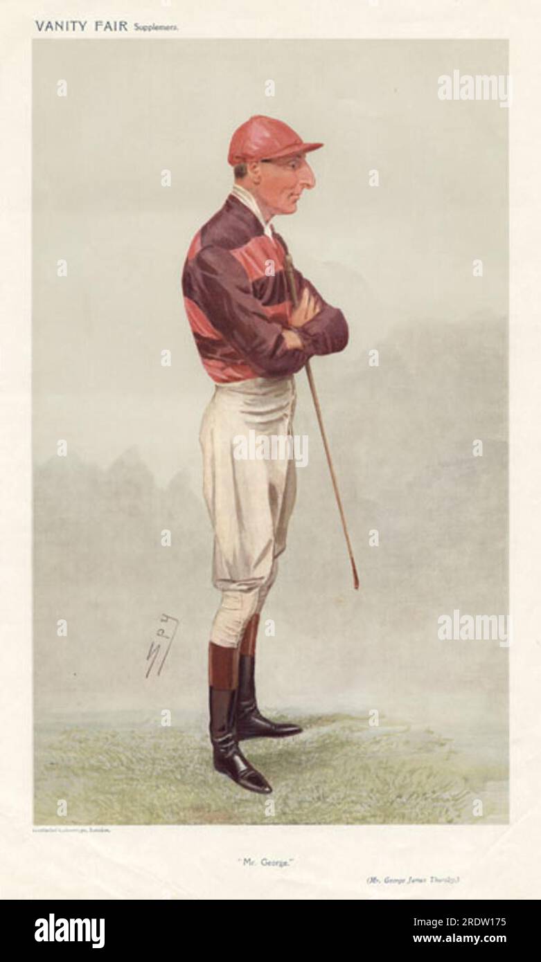 Mr George 1907 by Leslie Ward Stock Photo - Alamy