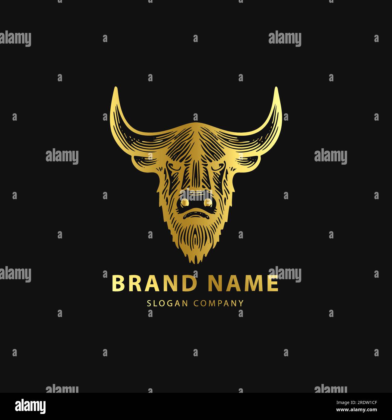Bull logo. Premium logo for steakhouse, Steakhouse or butchery ...