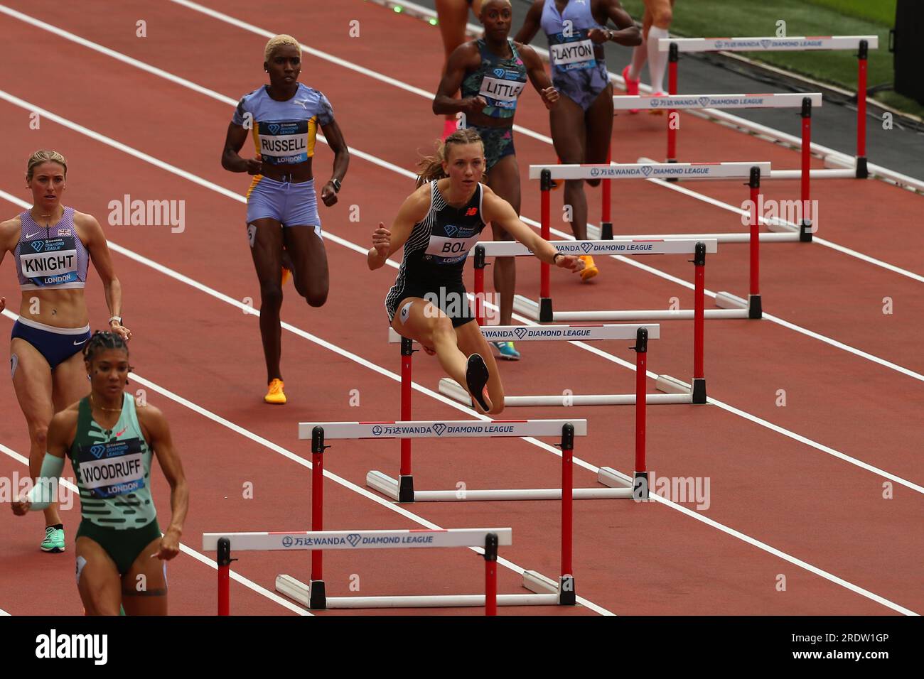 Track hurdles back hi-res stock photography and images - Alamy