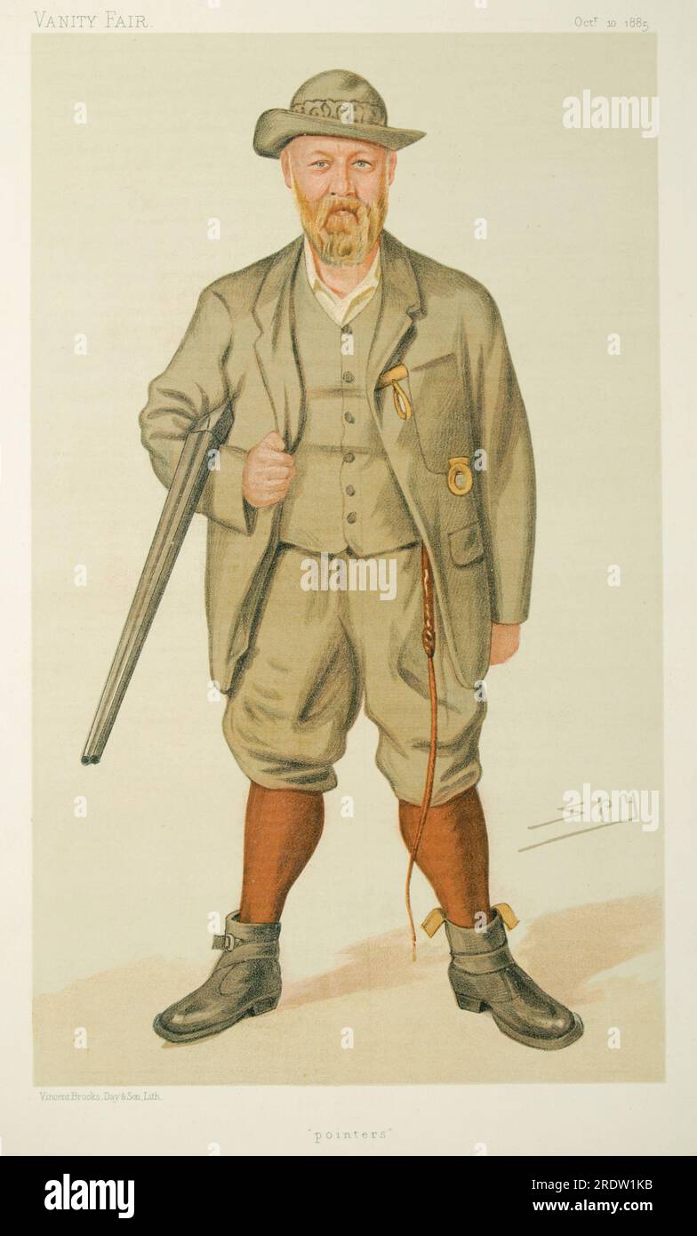 Pointers 10 October 1885 By Leslie Ward Stock Photo Alamy