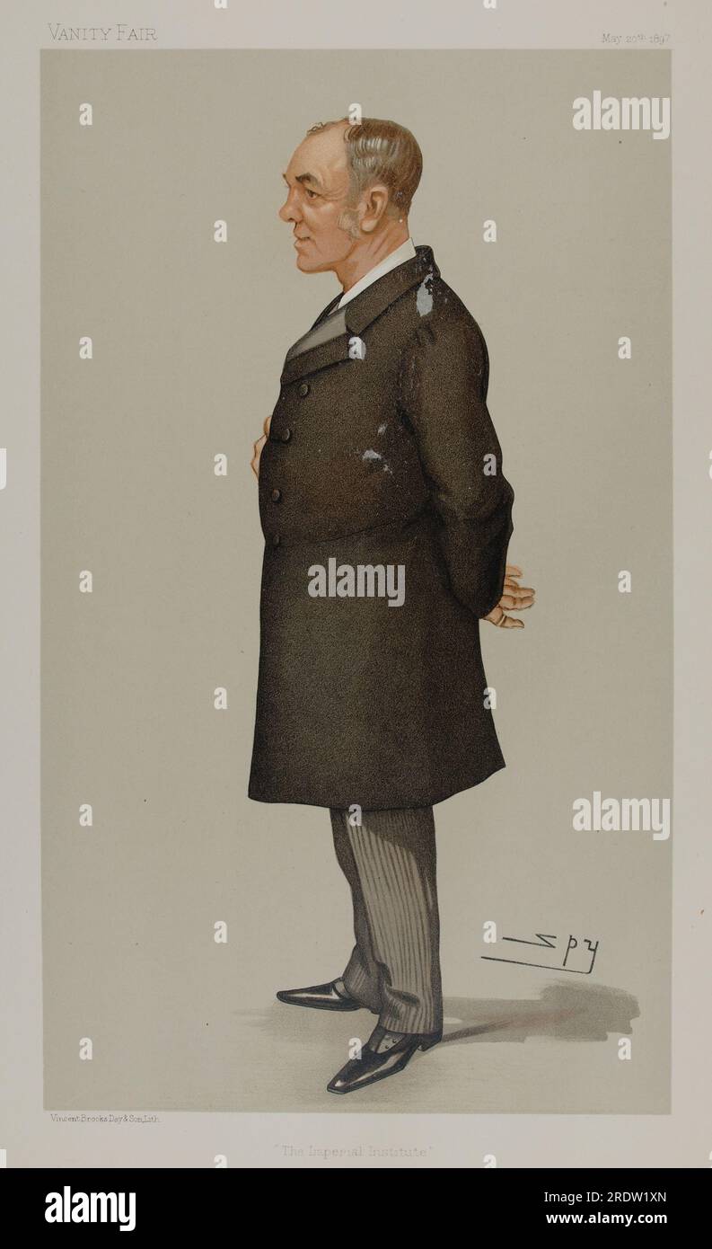 The Imperial Institute 1897 by Leslie Ward Stock Photo - Alamy