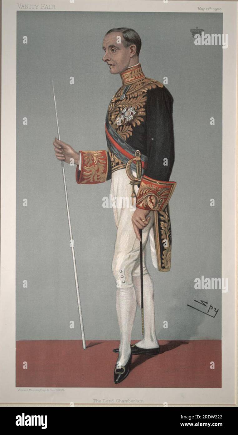 The Lord Chamberlain 17 May 1900 by Leslie Ward Stock Photo - Alamy