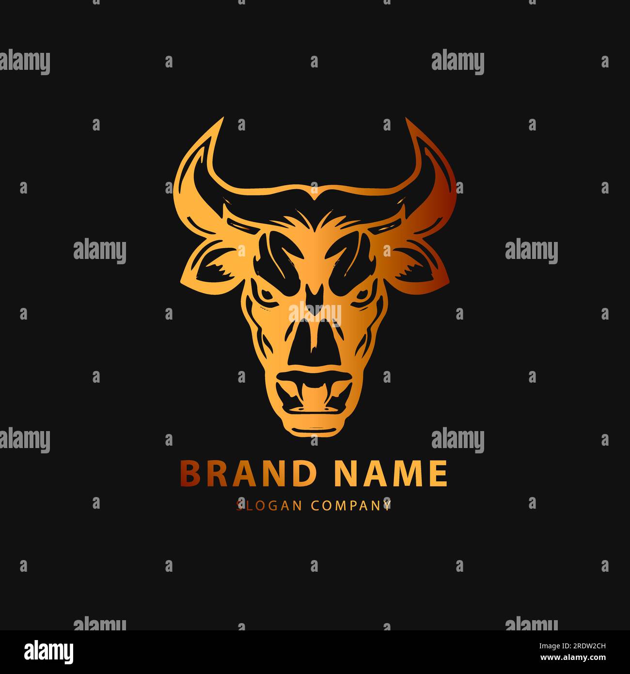 Bull logo. Premium logo for steakhouse, Steakhouse or butchery ...
