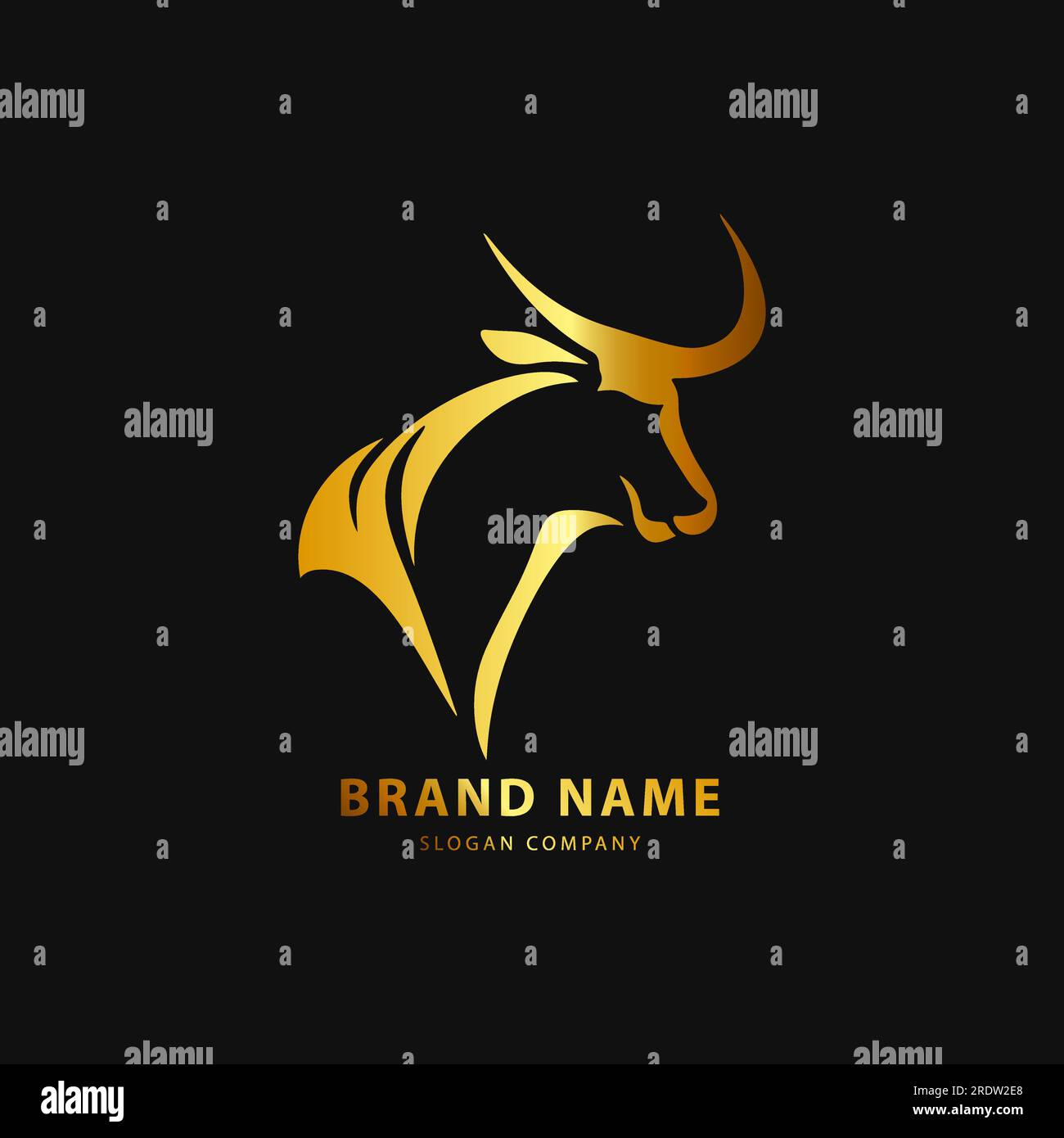 Bull logo. Premium logo for steakhouse, Steakhouse or butchery ...