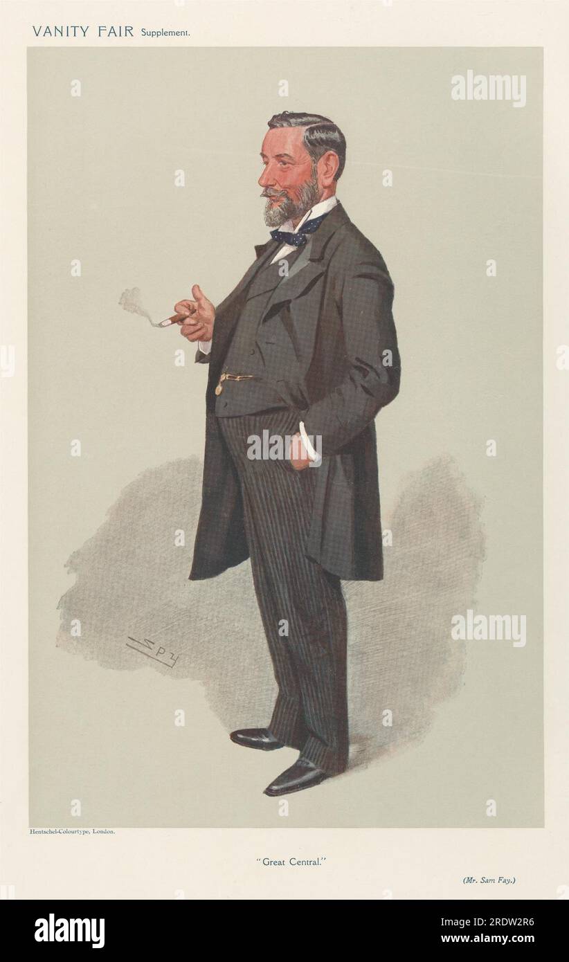 Railway Officials - Vanity Fair. 'Great Central'. Mr. Samuel Fry. 30 ...