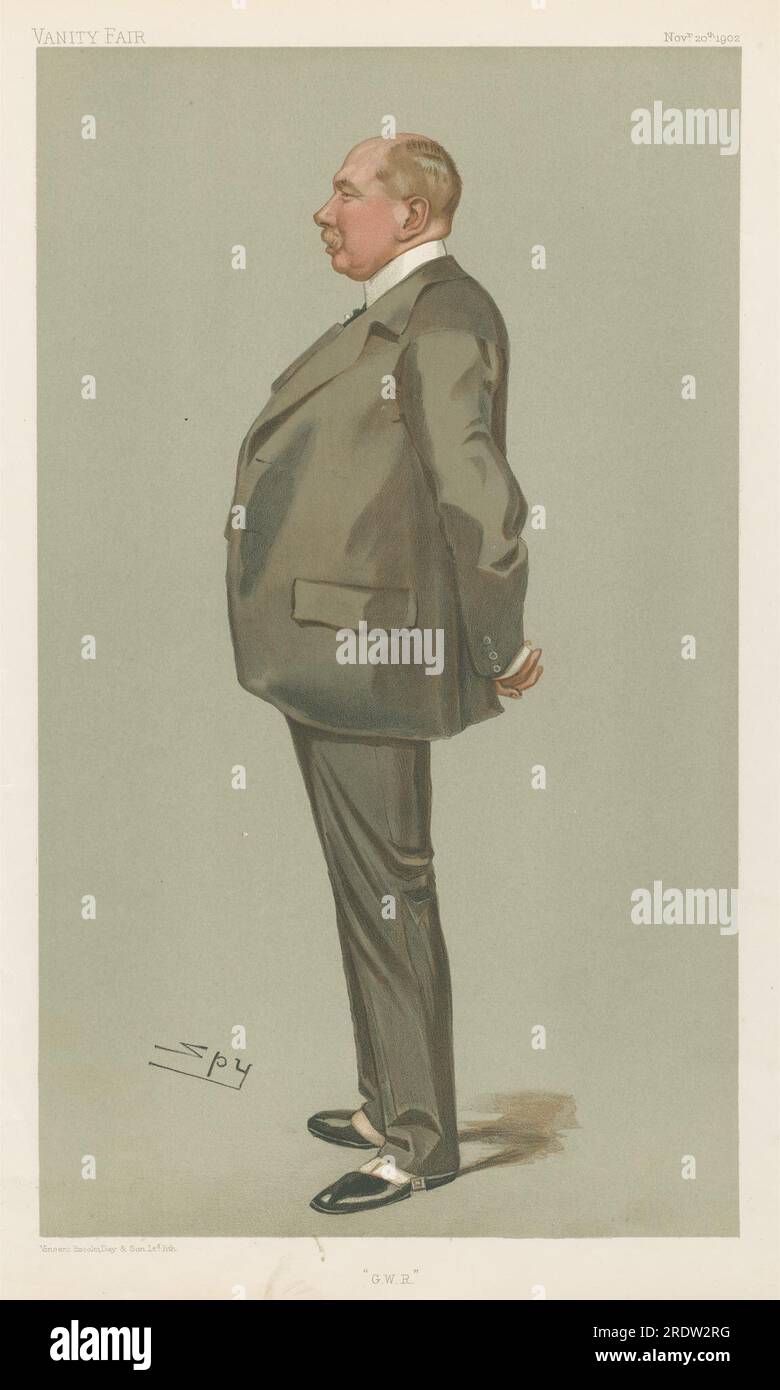 Vanity Fair: Railway Officials; 'G.W.R.', Sir Joseph Loftus Wilkinson ...