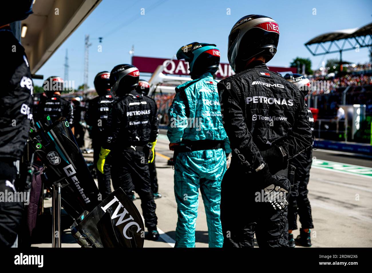 Budapest, Hungary. 23rd July, 2023. Mercedes-AMG Petronas F1 Team, F1 ...