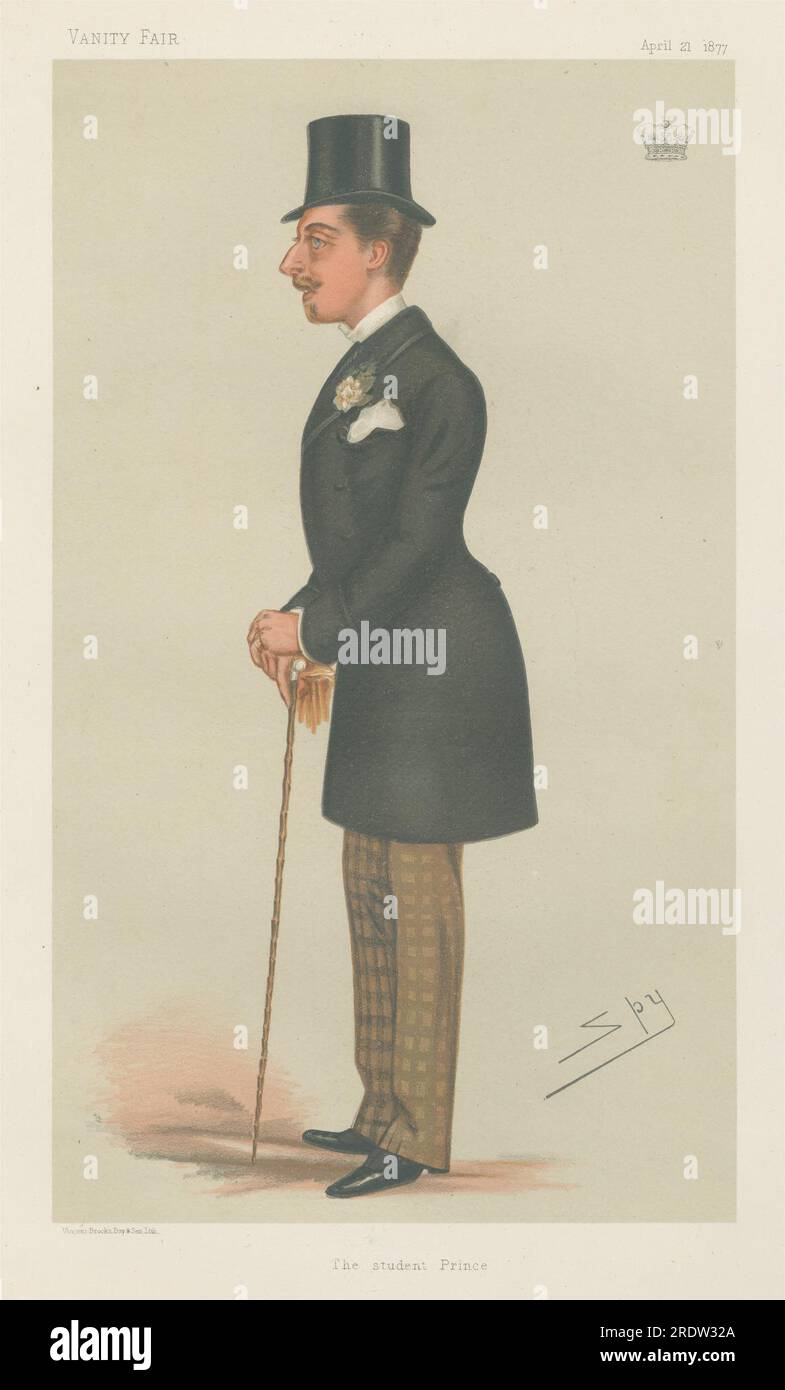 Vanity Fair: Royalty; 'The Student Prince', H.R.H. Prince Leopold ...