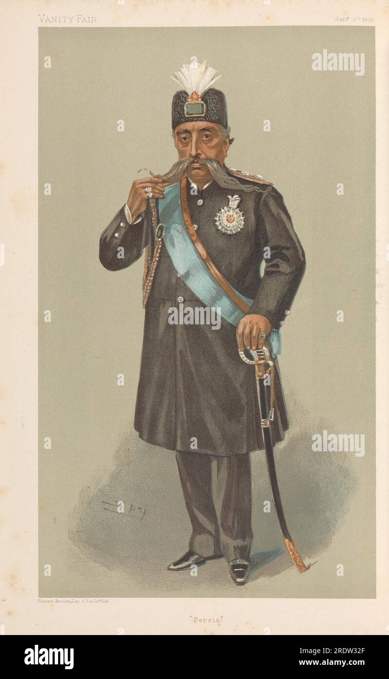 Vanity Fair: Royalty; 'Persia', Muzaffer-ed-din, The Shah of Persia ...
