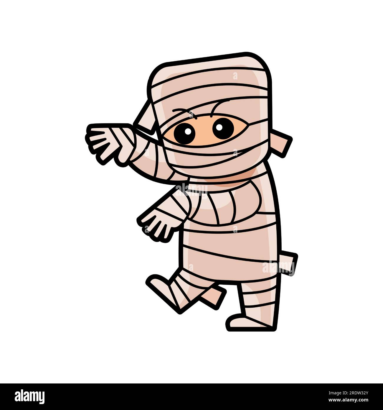 Mummy . Halloween cartoon characters . Vector Stock Vector Image & Art ...