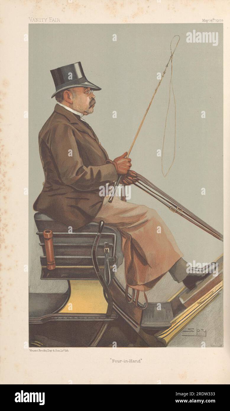 Vanity Fair: Sports, Miscellaneous: Carriages; 'Four-in-hand', Baron ...