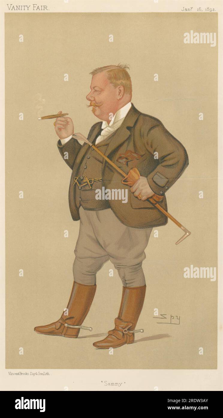 Vanity Fair: Turf Devotees; 'Sammy', Mr. Edward Linley Sambourne ...