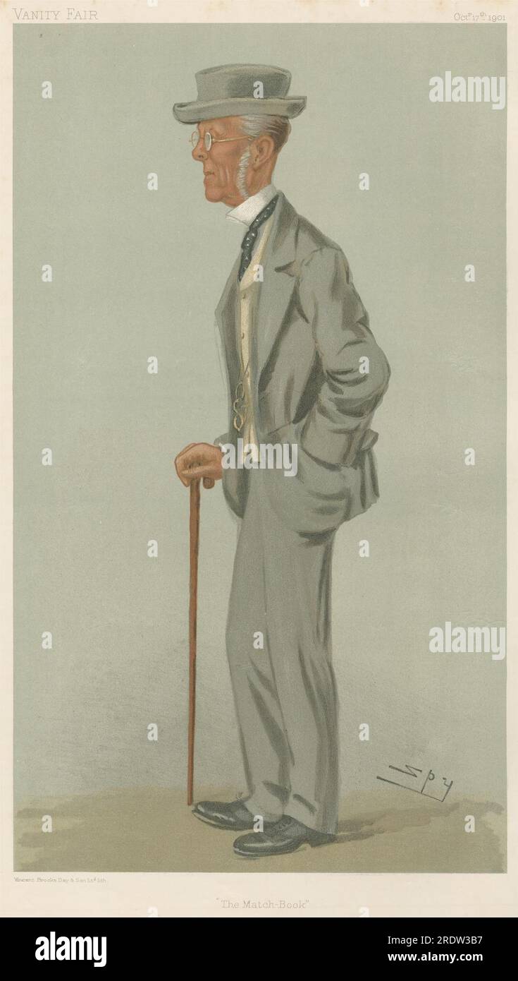 Vanity Fair: Turf Devotees; 'The Match-Book', Mr. Edward Weatherby ...