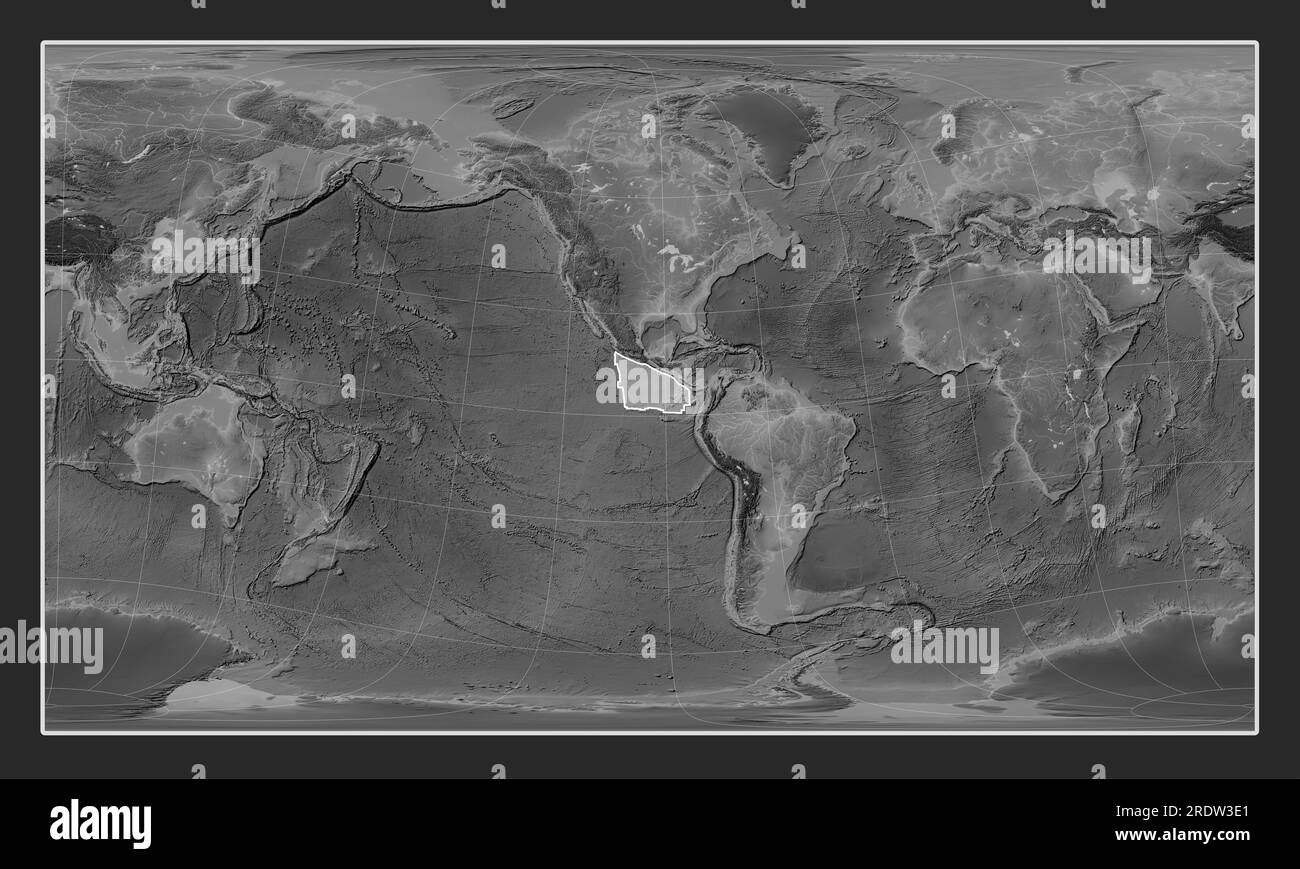 Cocos tectonic plate on the grayscale elevation map in the Patterson ... Cocos tectonic plate on the grayscale elevation map in the Patterson ...
