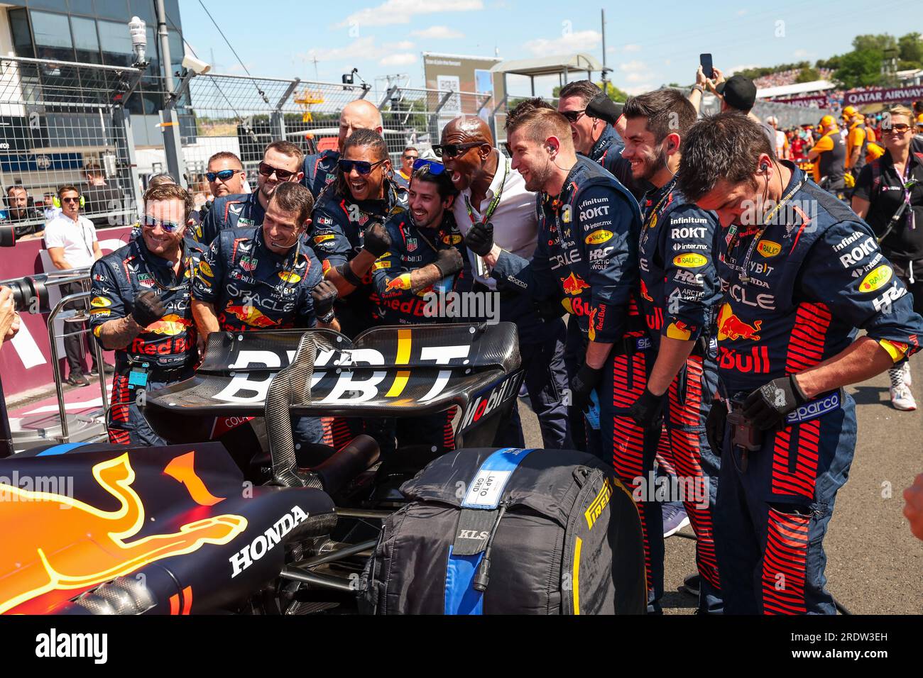 CREWS Terry, American actor, on the starting grid during the 2023 ...