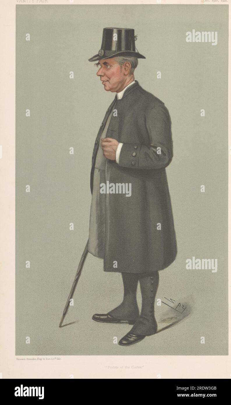 Vanity Fair - Clergy. 'Prelate of the Garter'. Randall Thomas Davidson ...
