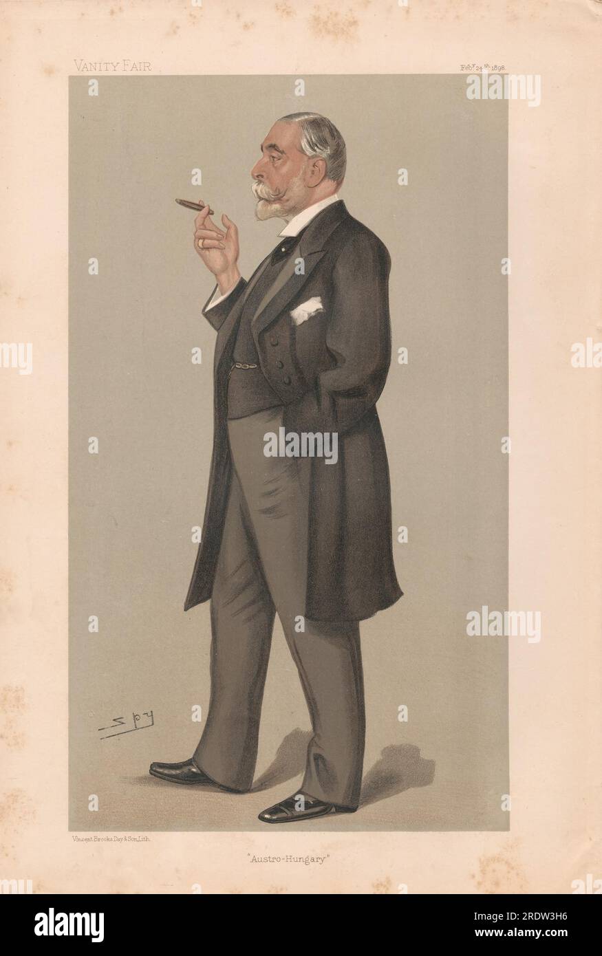 One of a set; VANITY FAIR, Ambassadors of England: Austro-Hungary Count ...