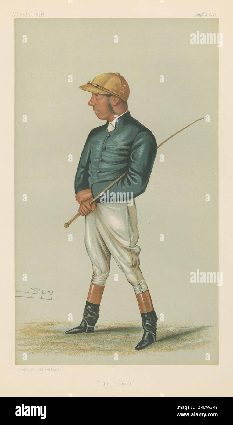 Vanity Fair: Jockeys; 'The Demon', George Fordham, September 2, 1882 ...