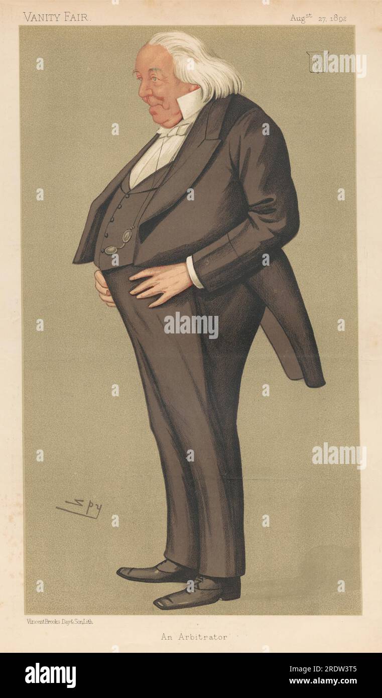 Vanity Fair: Legal; 'An Arbitrator', Frederick Joseph Bramwell, August ...