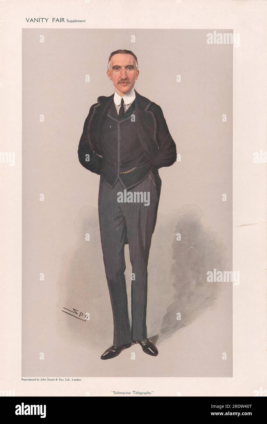 Vanity Fair - Architects and Engineers. 'Submarine Telegraphs'. Mr ...