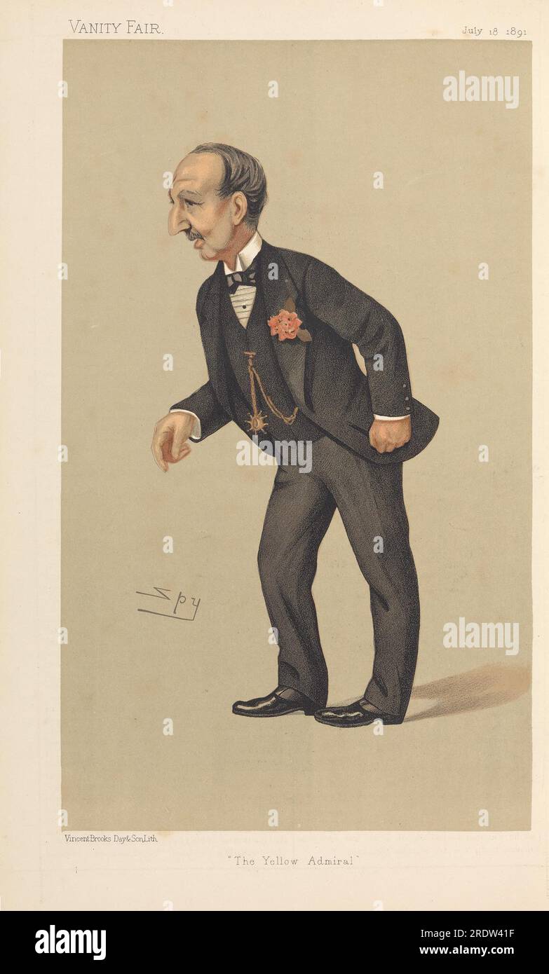 Vanity Fair: Military and Navy; 'The Yellow Admiral', Rear-Admiral ...