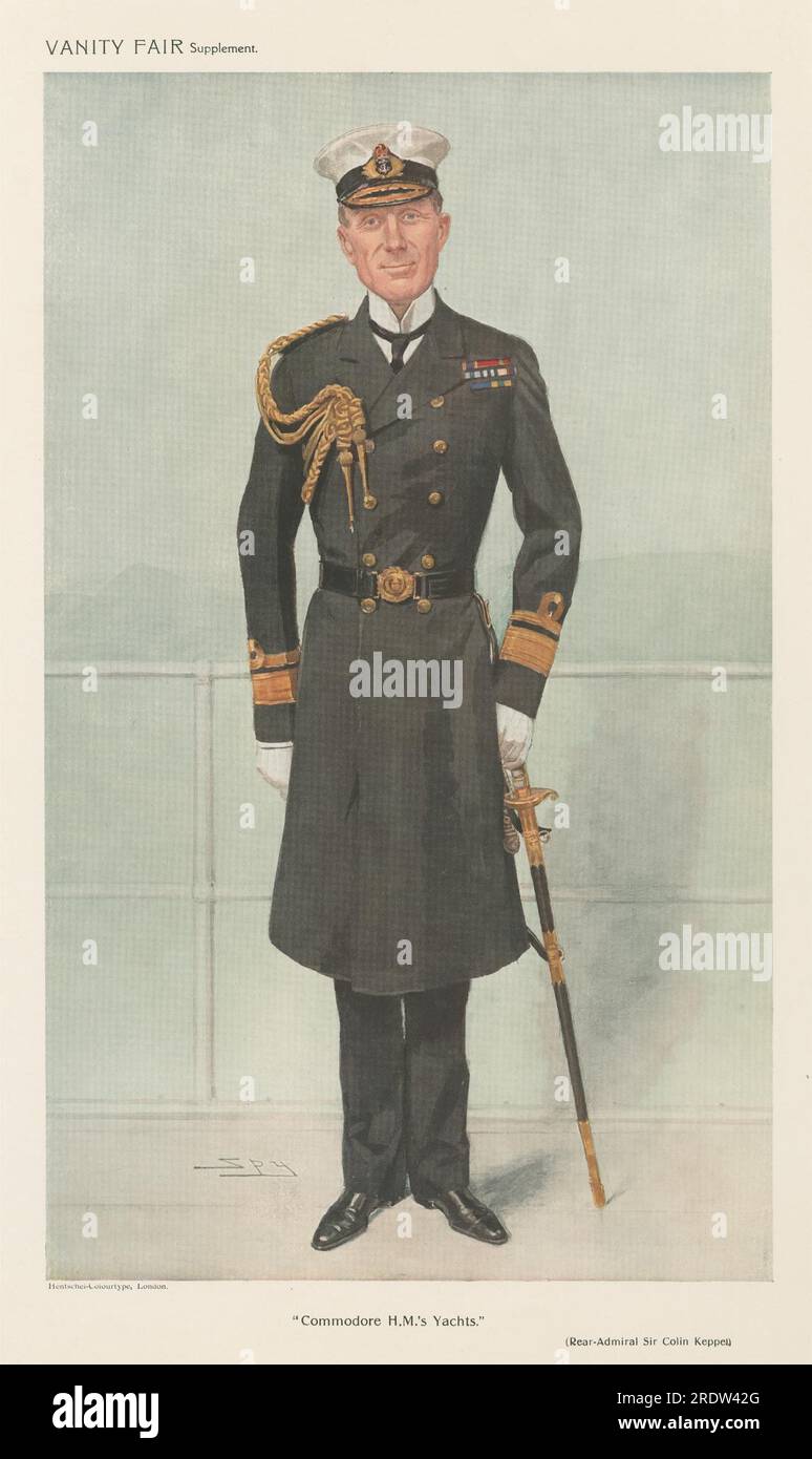 Vanity Fair: Military and Navy; 'Commodore H.M.'s Yachts', Rear Admiral ...
