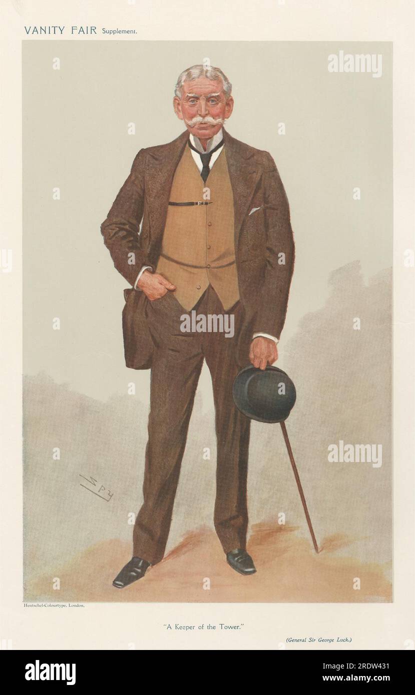 Vanity Fair: Military and Navy; 'A Keeper of the Tower', Lieutenant ...