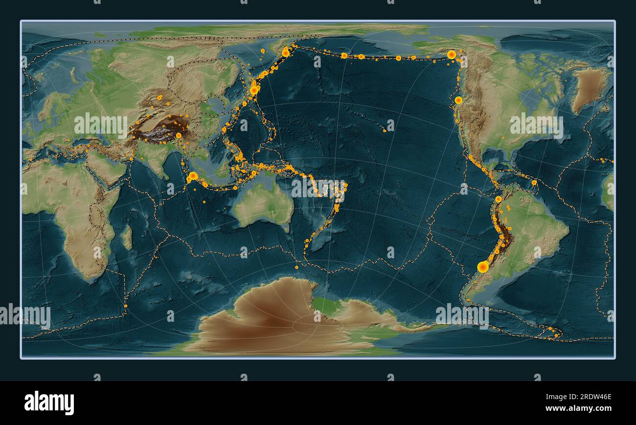 Conway Reef tectonic plate on the Wiki style elevation map in the ...