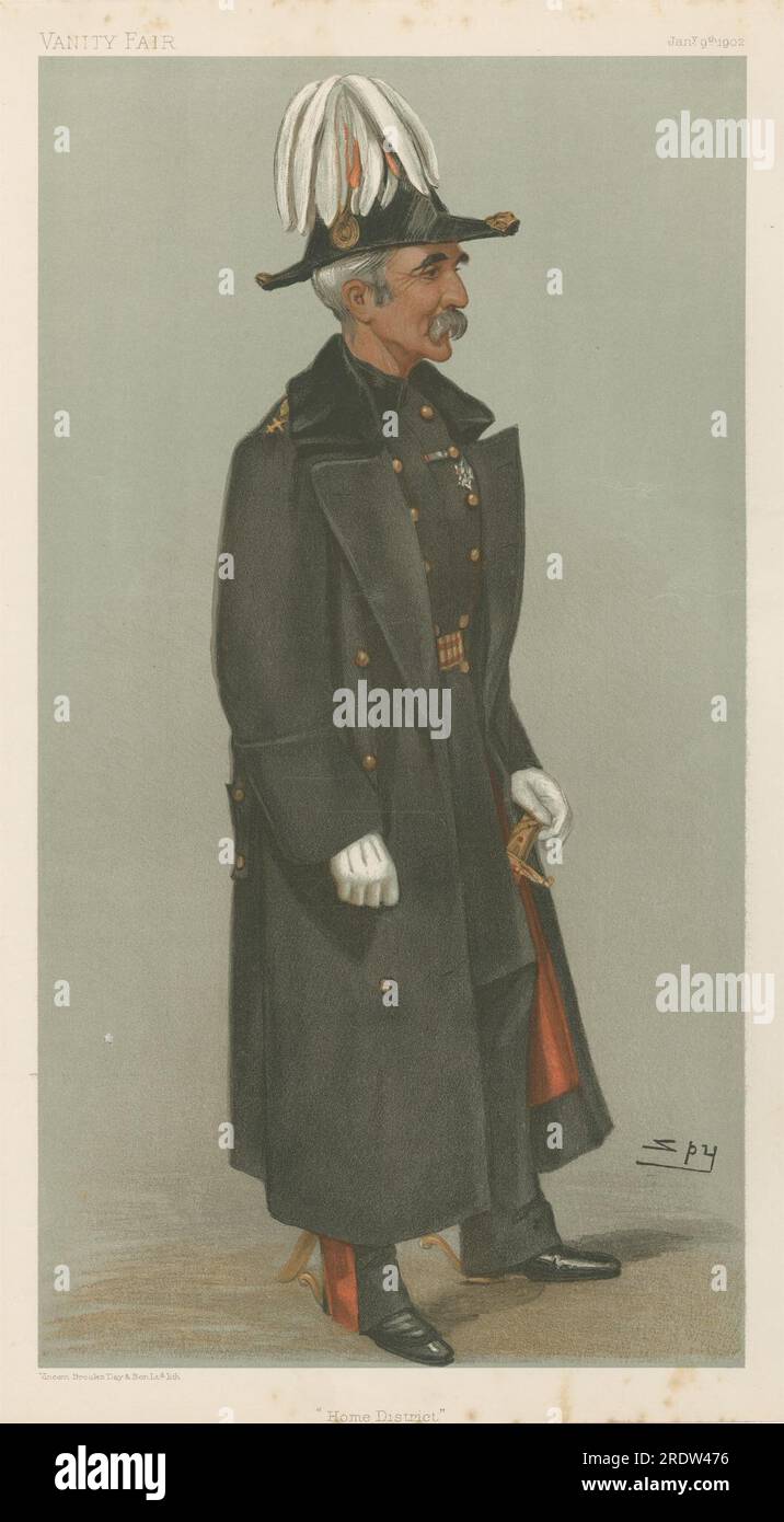 Vanity Fair: Military and Navy; 'Home District', Major-General Sir ...